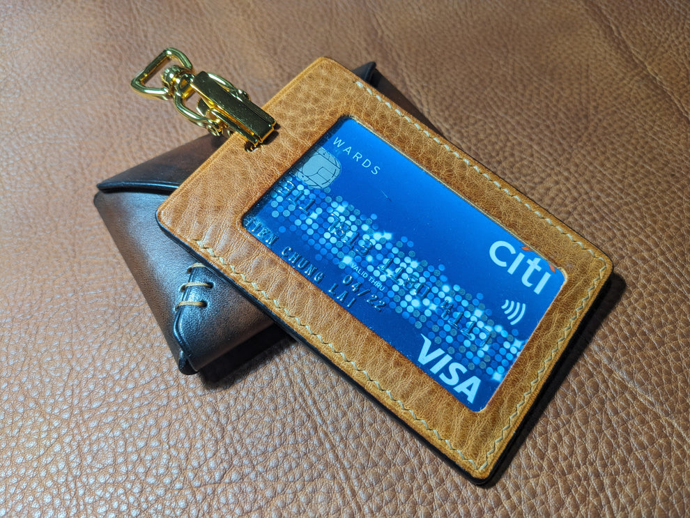 A simple and quick project--ID card holder – Lavantia Leather Design ...
